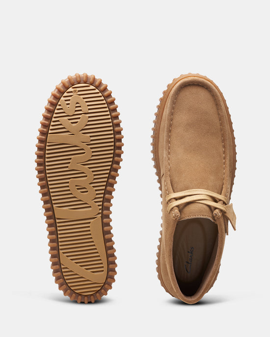 Torhill Hi Dark Sand Suede – Clarks