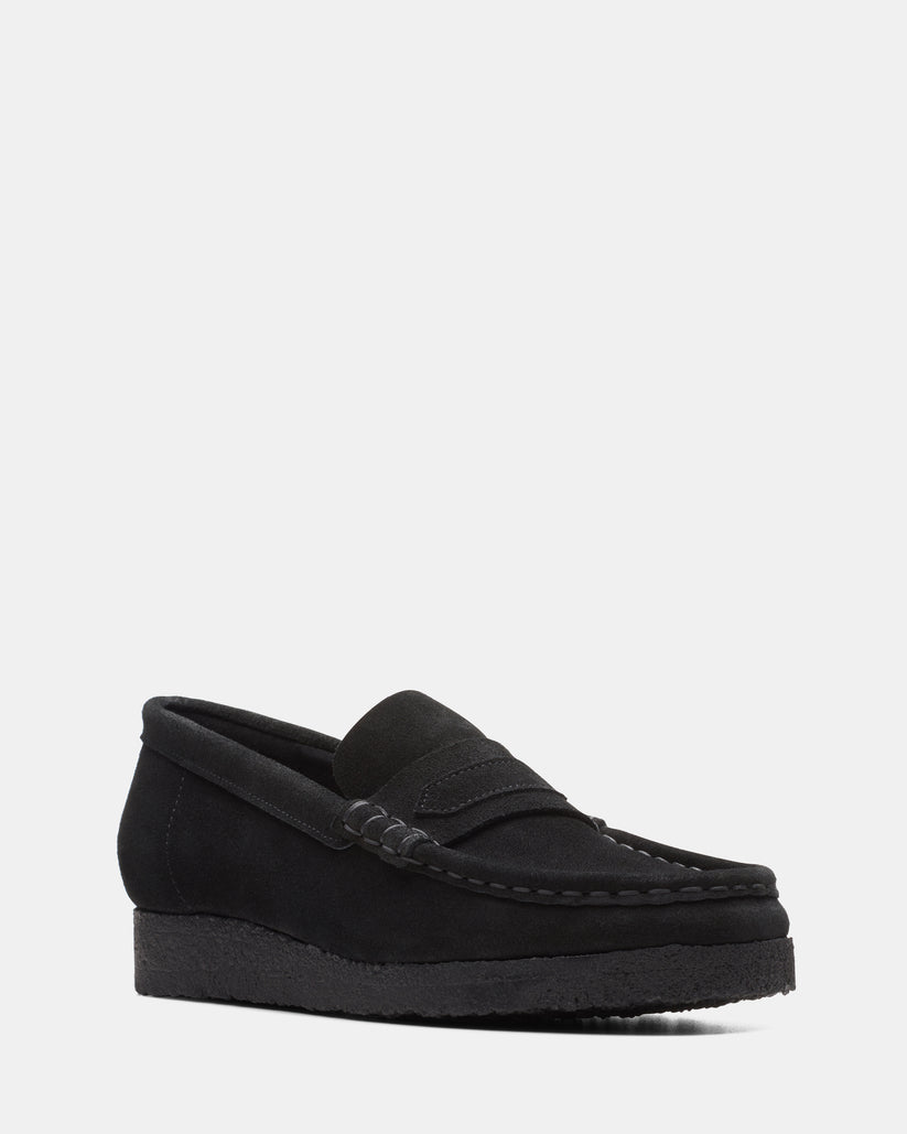 WALLABEE LOAFER (W) Black Suede – Clarks