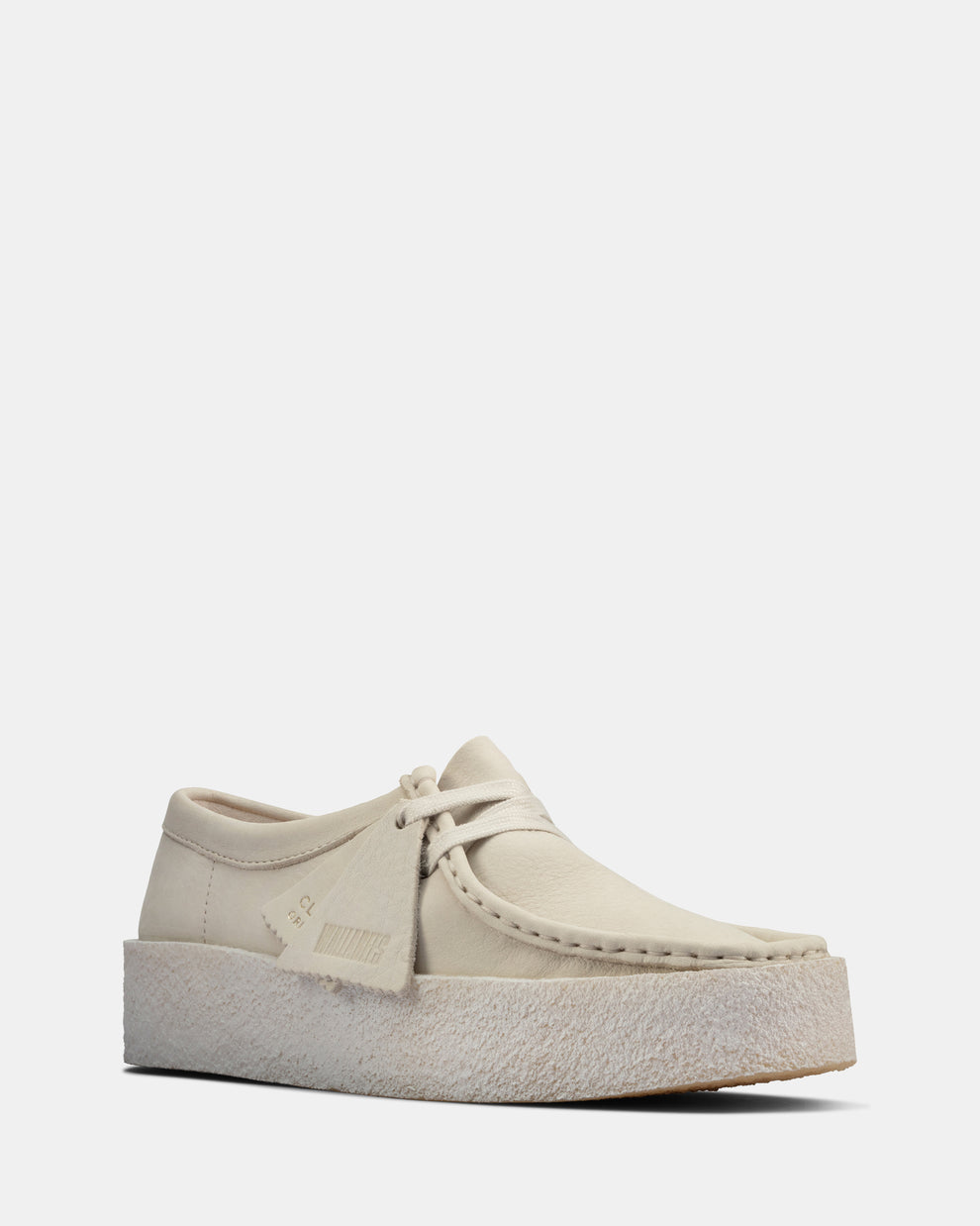 Wallabee Cup. (W) White Nubuck – Clarks