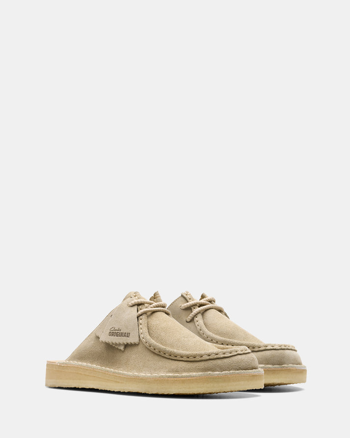 DESERT NOMAD MULE (M) Pale Grey Suede – Clarks