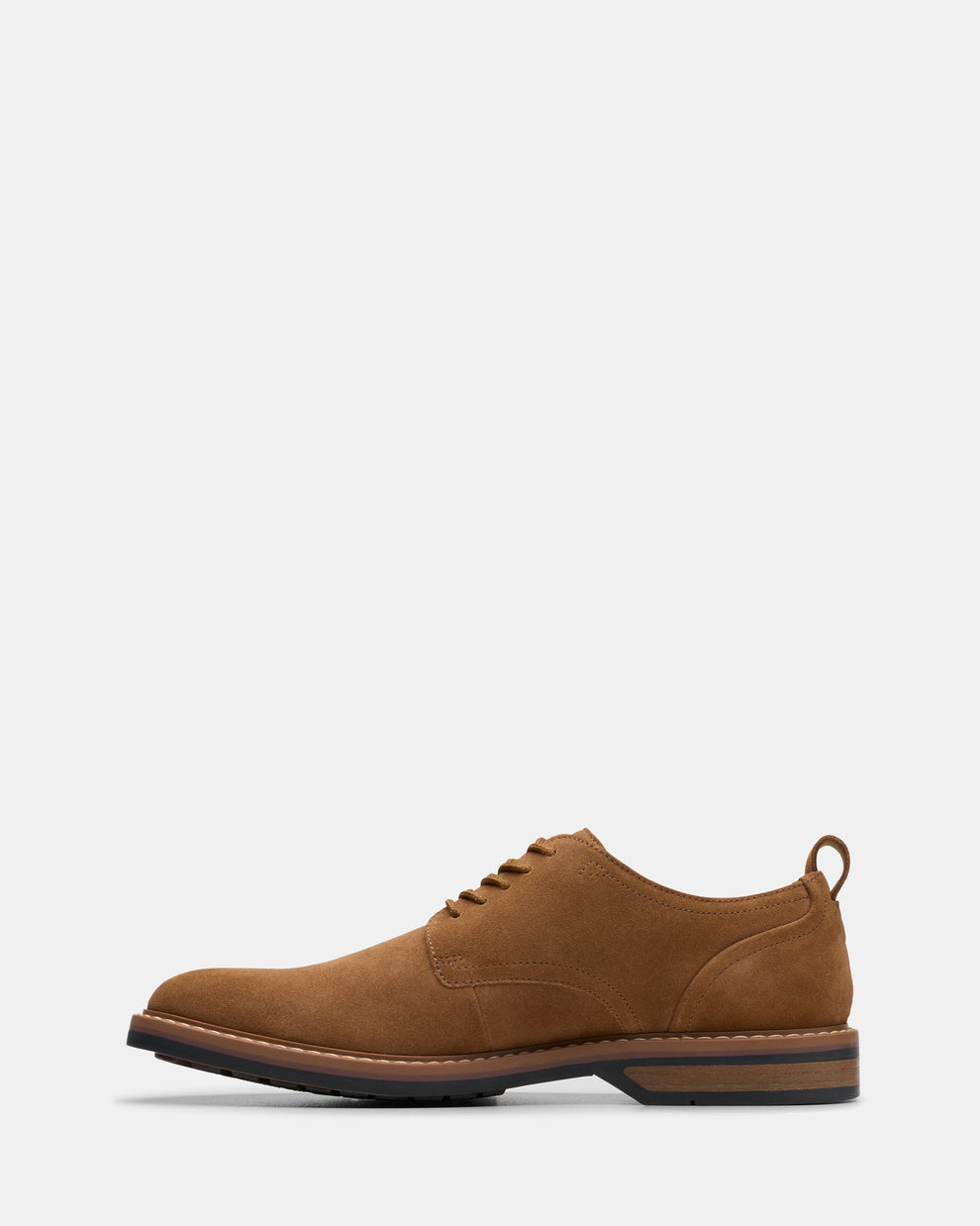 Aldwin Lace Cola Suede – Clarks
