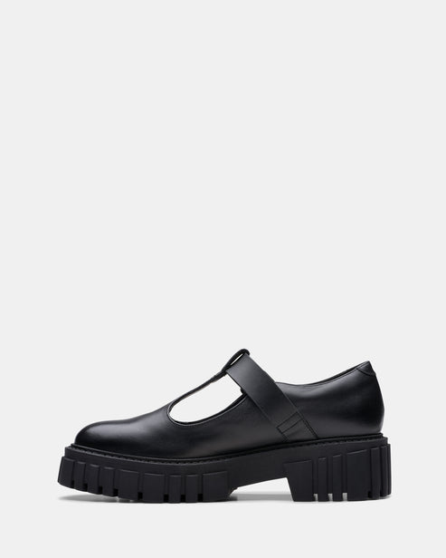 Page Bar Black Leather – Clarks