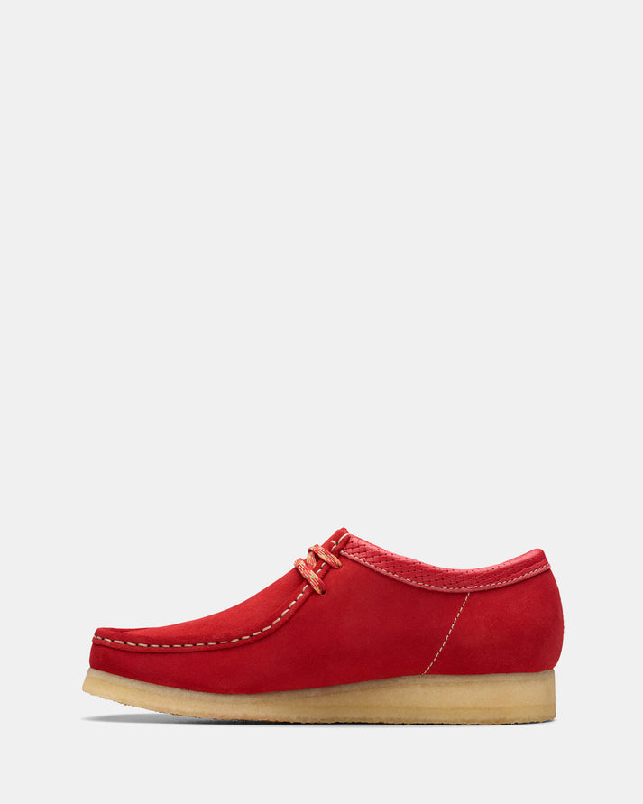 Wallabee (m) Red Suede – Clarks