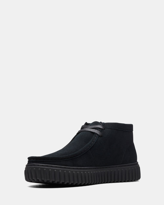 Torhill Hi Black Suede – Clarks