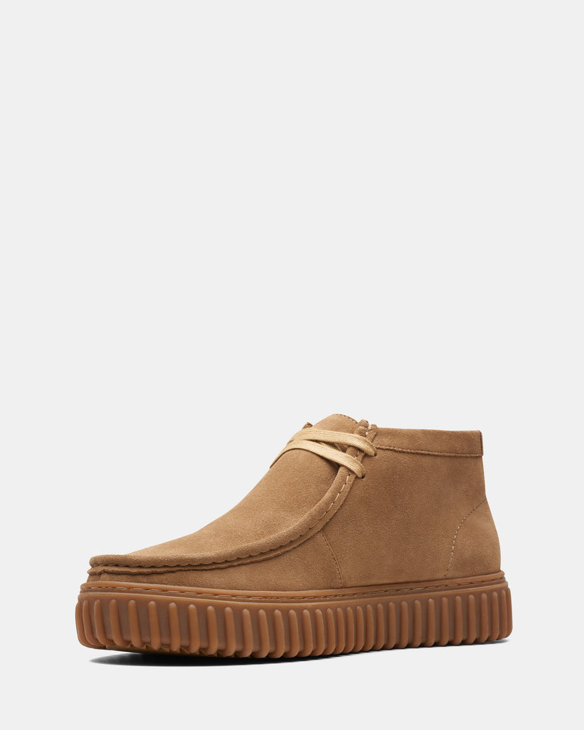 Torhill Hi Dark Sand Suede – Clarks