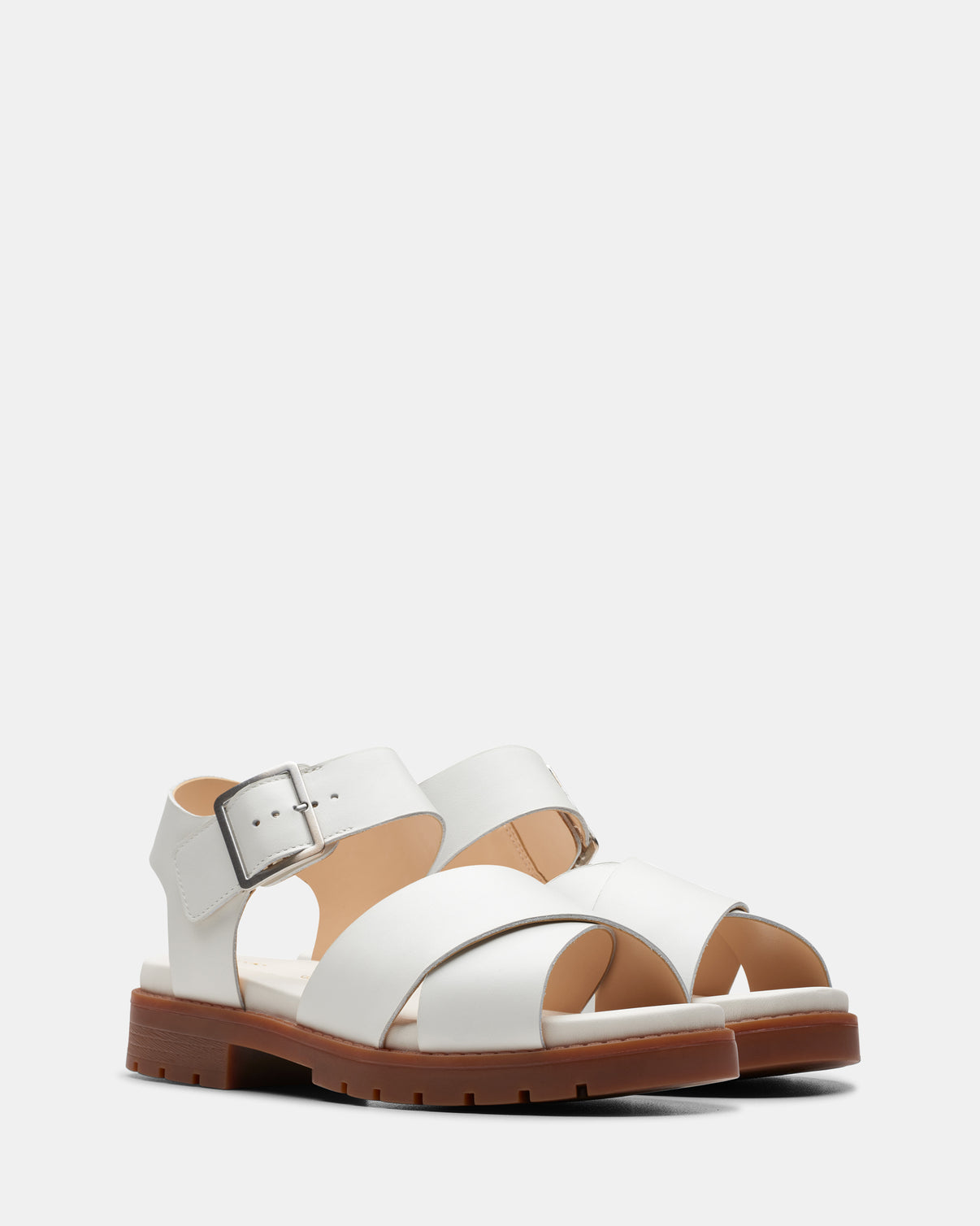 Orinoco Cross Off White Leather – Clarks