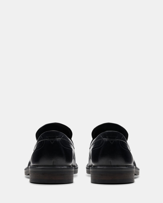 Aldwin Step Black Leather – Clarks