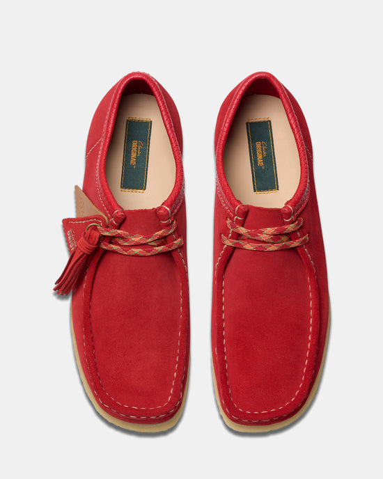 Wallabee (m) Red Suede – Clarks