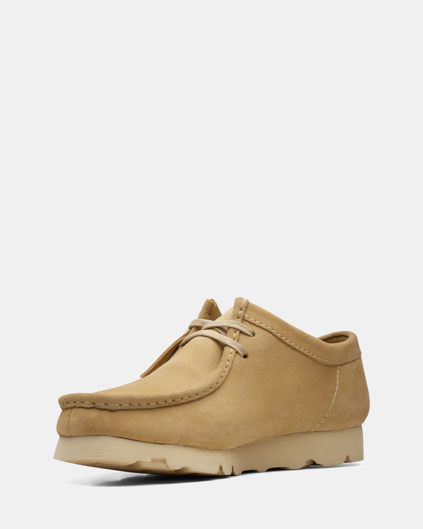 Wallabee Gore-Tex Maple Suede – Clarks